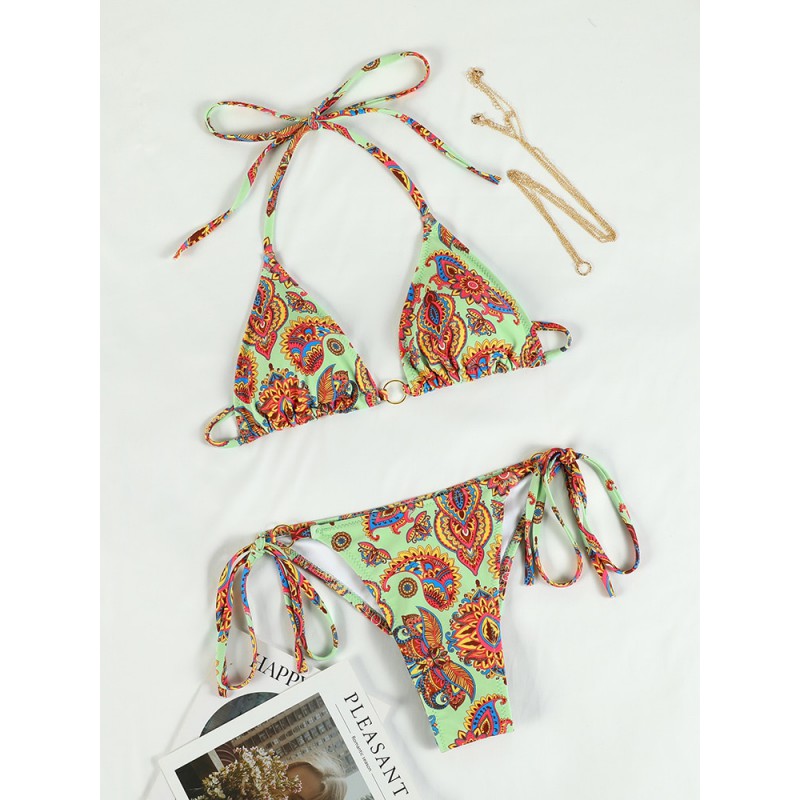 Bikinis Micro Thongs Swimsuit Women Bathing Suit Rings Biquini Bandage ...