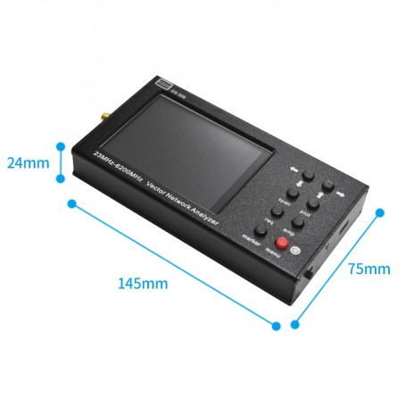 Portable VNA SWR 6GHZ Vector Network Analyzer Reflectometer GS-320 23 ...