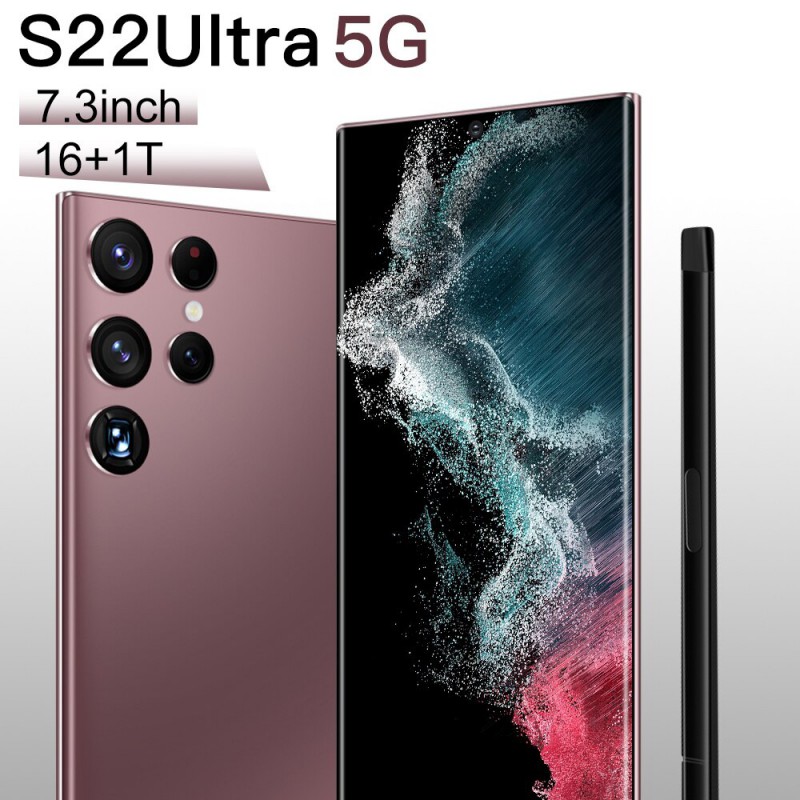 Global Version New S22 Ultra 7.3 Inch Smartphones Network 4/5G ...