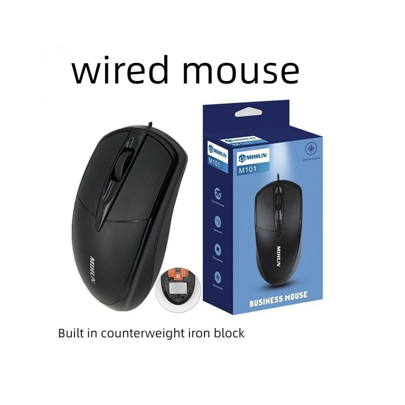M101 wired mous Optical Engine 1000DPI USB Wired Portable Mouse For ...