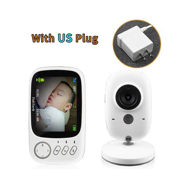 3.2 inch Wireless Video Color Baby Monitor High Resolution Baby Nanny ...