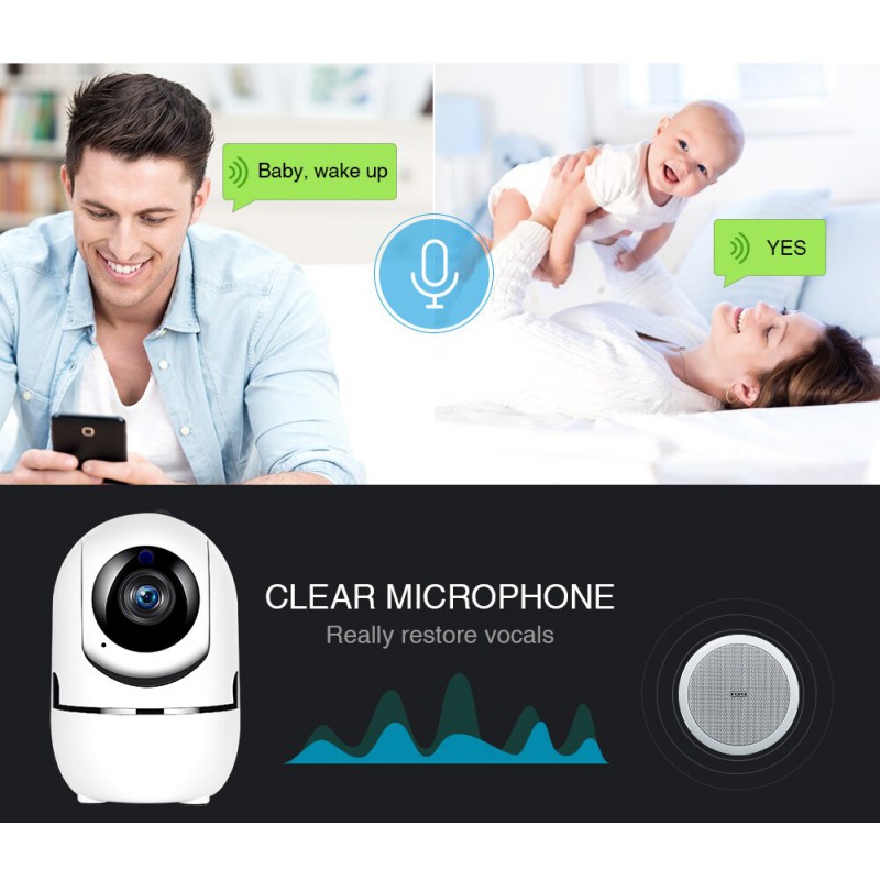 IP wifi Camera Video Surveillance HD 1080P Cloud Wireless Automatic ...