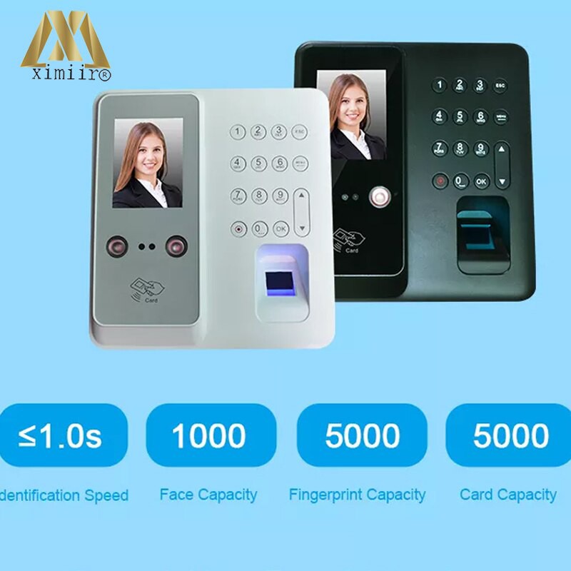 Xmf610 Tcp Ip Biometric Face Recognition Fingerprint Rfid Eye Scanner