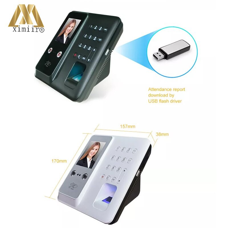 Xmf610 Tcp Ip Biometric Face Recognition Fingerprint Rfid Eye Scanner