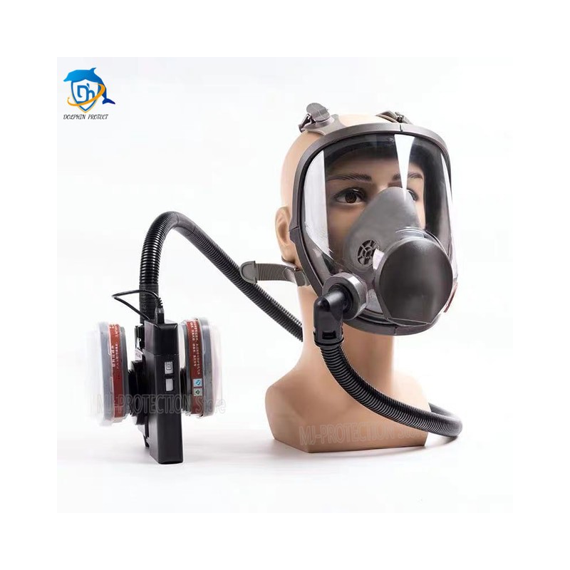 Electric anti-spray paint pesticide chemical gas mask gas respirator ...