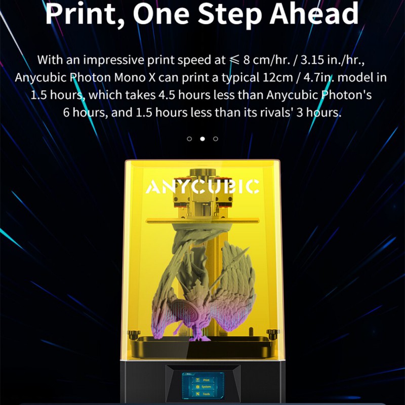 Photon Mono X 6K 3D Printer ANYCUBIC 6K Fast Printing 9.25'' Large Screen impressora Diy 3D ...