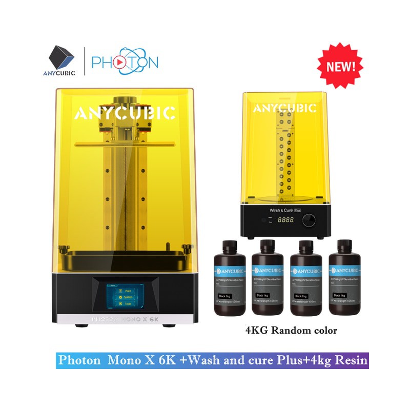 Photon Mono X 6K 3D Printer ANYCUBIC 6K Fast Printing 9.25'' Large Screen impressora Diy 3D ...