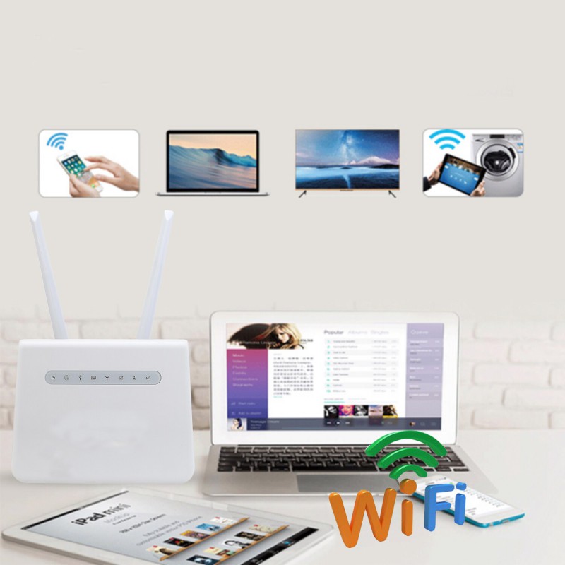 YLMOHO 4G Wifi Router 150Mbps LTE CPE CAT4 4G/3G SIM Card Broadband ...