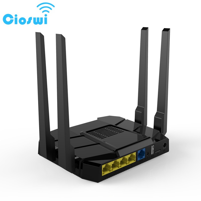 Cioswi Wifi Router 1200Mbps Dual Band Openwrt Firewall MT7621A 800MHz 4 ...