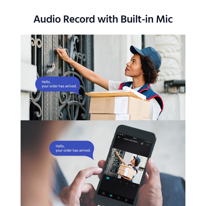 ANNKE Smartest 4MP Super HD PTZ POE IP Security Camera 4X Optical Zoom ...