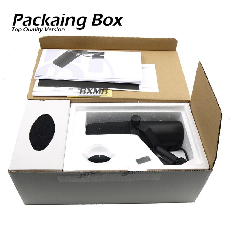 SM7B Professional Cardioid Dynamic Microphone Selectable Frequency ...