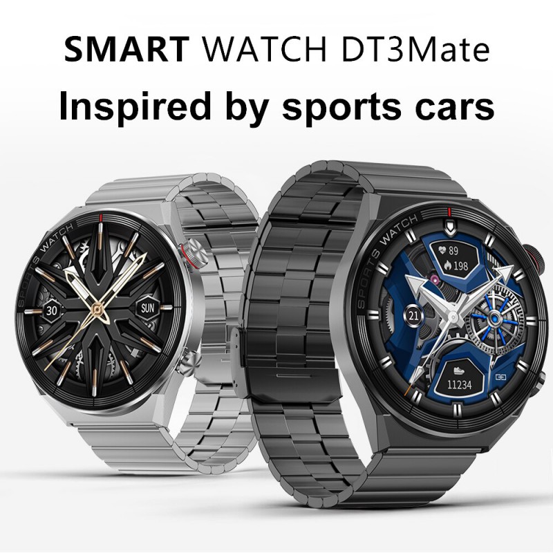 DT3 Mate Smart Watch Bluetooth Call for Men 1.5'' Borderless Real HD ...
