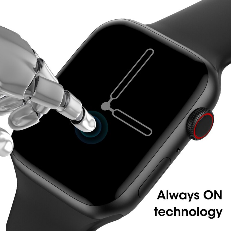 Pro W57 Smart Watch Men 1.95'' Pass lock Always On Display Bluetooth ...