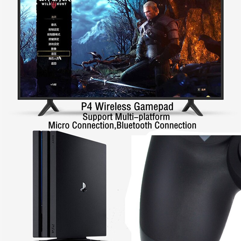 Ps4 Gamepad Double Vibration Wireless Game Controller Bluetooth Gamepad Joystick For Ps4 Consolepc 7131