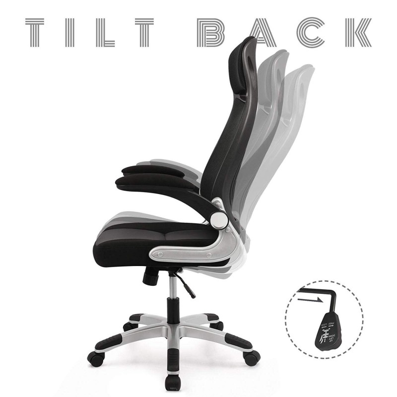 IntimaTe WM Heart Desk Chair Ergonomic Executive Office Chair Fabric ...