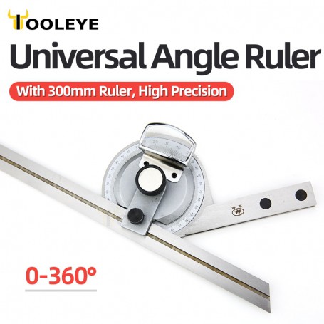 Universal Angle Ruler Protractor Multi Angle Measuring Ruler Carpentry ...