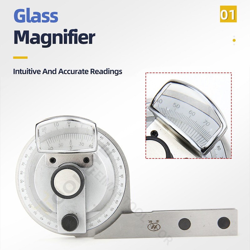 Universal Angle Ruler Protractor Multi Angle Measuring Ruler Carpentry ...