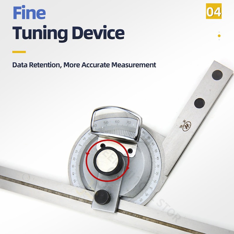 Universal Angle Ruler Protractor Multi Angle Measuring Ruler Carpentry ...