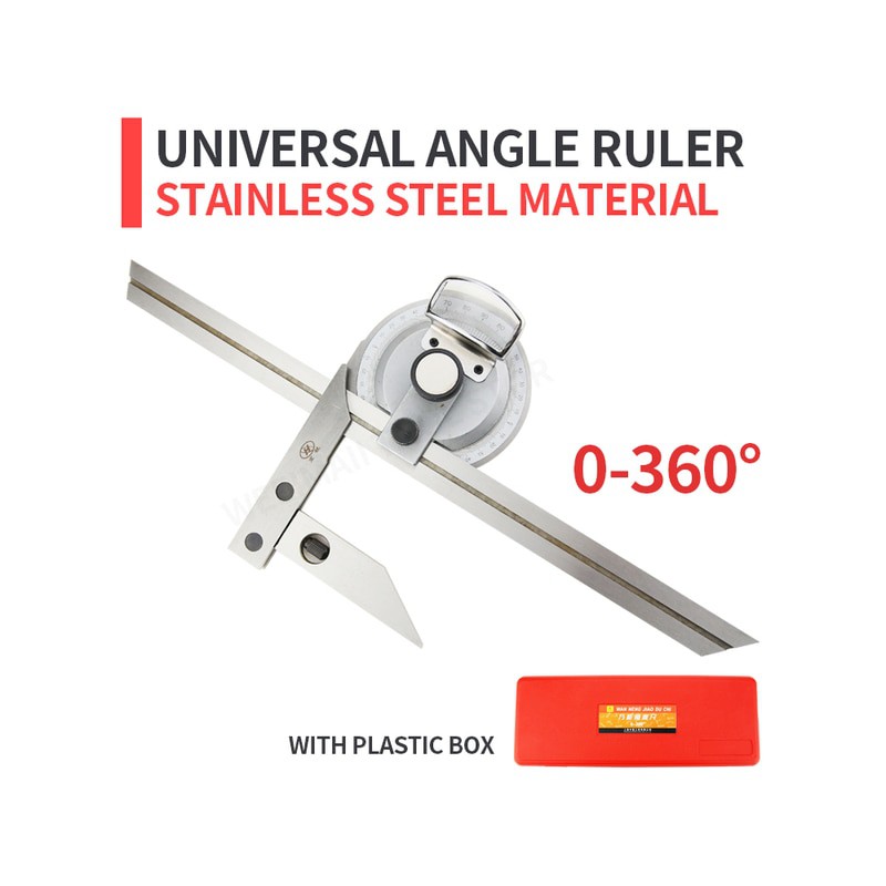 Universal Angle Ruler Protractor Multi Angle Measuring Ruler Carpentry ...