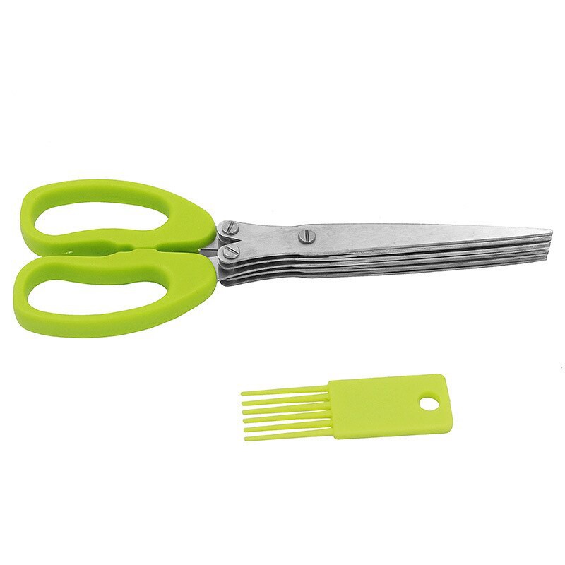 5 Layers Stainless Steel Multi Layer Kitchen Scissors