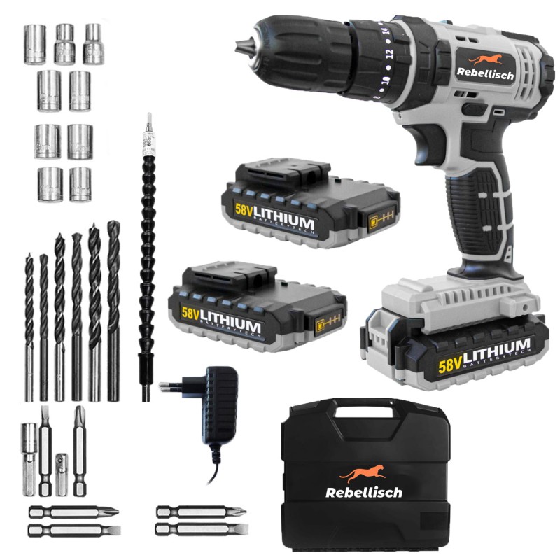 Rebellisch 58V 8 Ah 27 Dual Cordless Li-ion Battery Piece Professional ...