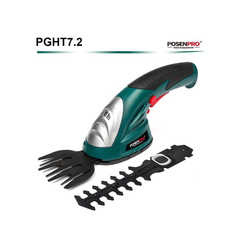 7.2V Cordless Grass Hedge Trimmer 2in1 Battery Rechargeable Shear ...
