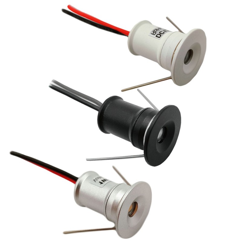 1W 12V Mini LED Downlight Dimmable Spotlight IP65 Stair Cabinet Light ...