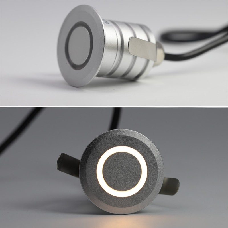 1W Round Wall Lamp Led Indoor Outdoor Stair Light Waterproof IP67 ...