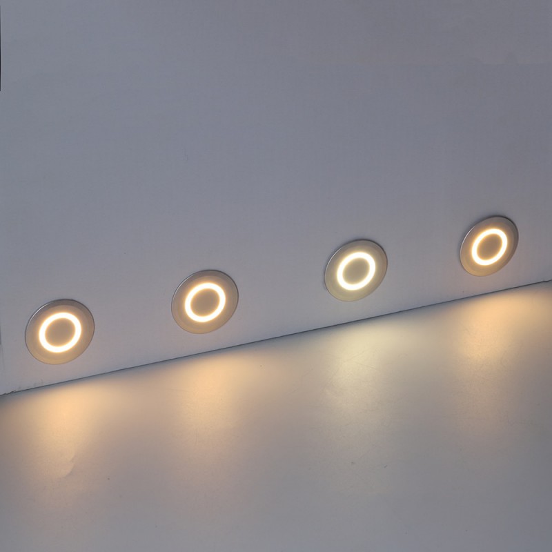 1W Round Wall Lamp Led Indoor Outdoor Stair Light Waterproof IP67 ...