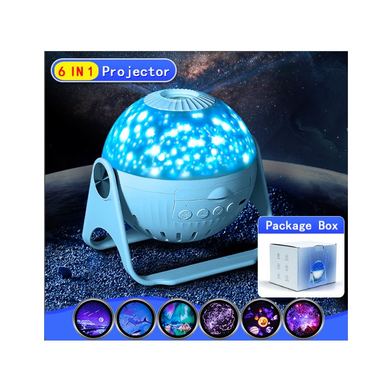 LED Galaxy Projector Night Light Star Projector lamp Starry Sky USB ...