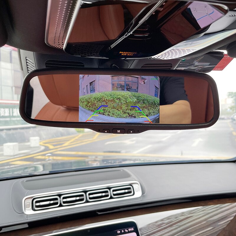 GreenYi 5 inch AHD Mirror Monitor 1920*1080P High Definition 170 Degree ...