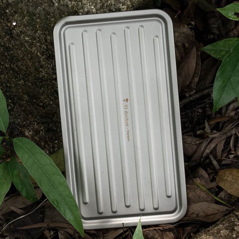 Titanium Barbecue Plate Folding Leg Bracket Grill Camping Light and ...