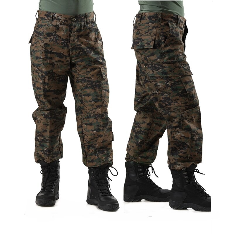 Men's Tactical Pants Lightweight Camouflage Assault Cargo Multi-Pocket ...