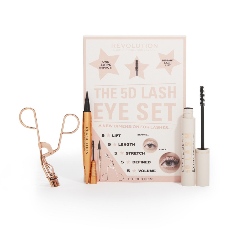 The 5d lash eye set zestaw lift & define 5d lash mascara tusz do