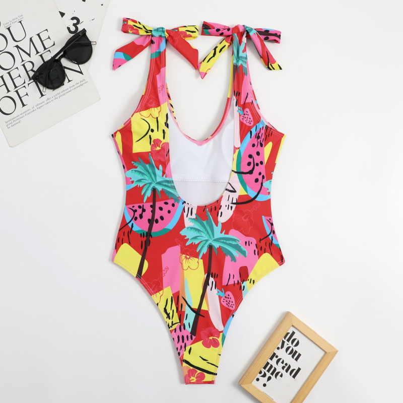 Colorful One Peice Swimsuit