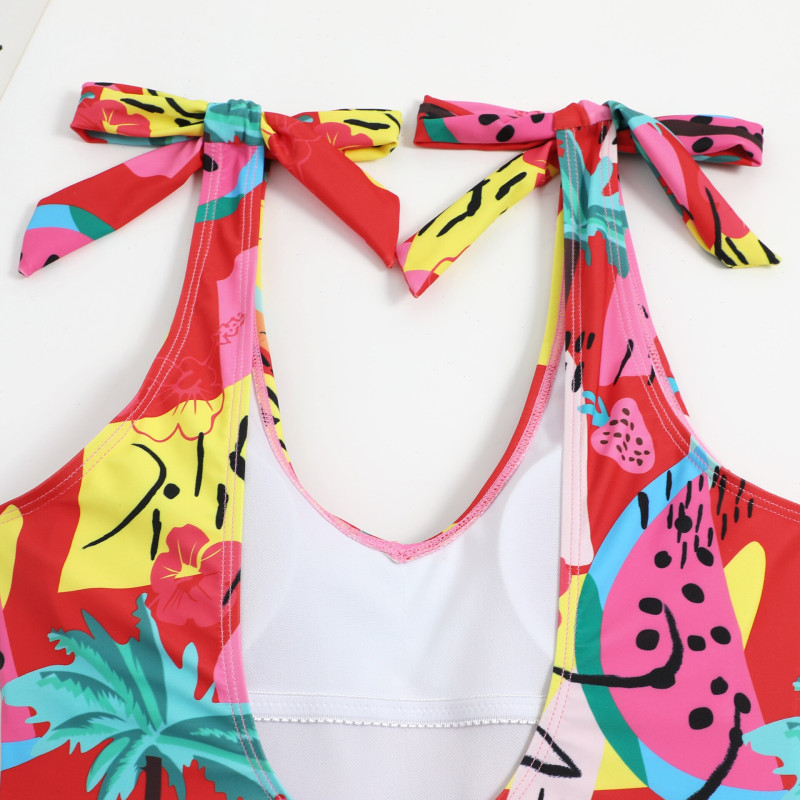 Colorful One Peice Swimsuit