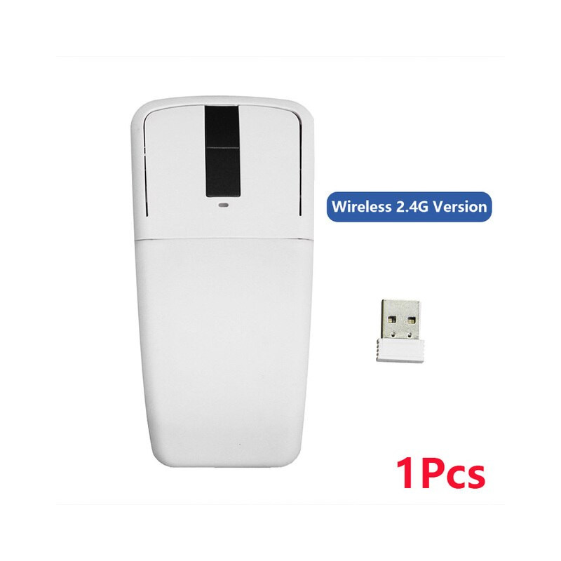 1/2Pcs Folding Wireless/ Bluetooth Arc Touch Computer Mute Office Mouse ...