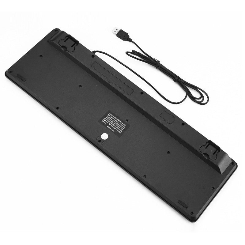 Wired Keyboard Russian 108 Keys Chocolate Keycaps USB Office Keyboard ...