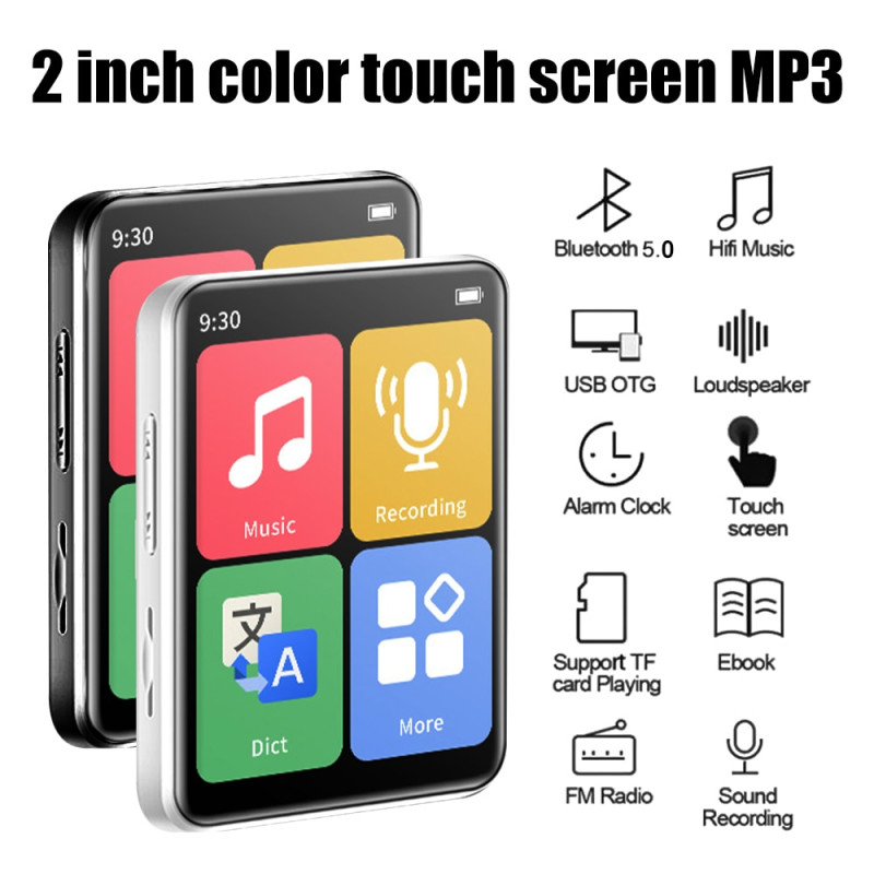 Mini Portable MP3 Music Player Bluetooth Small MP4 Video Playback With ...