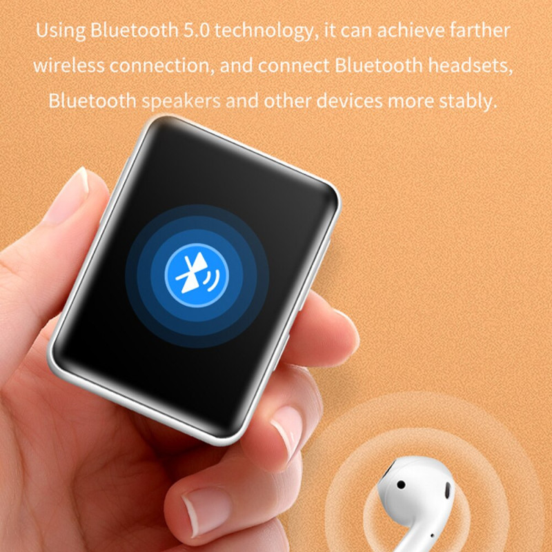 Mini Portable MP3 Music Player Bluetooth Small MP4 Video Playback With ...