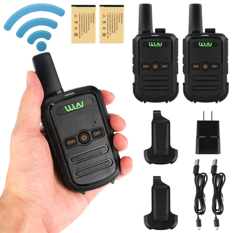 Mini Professional Walkie-Talkie WLN KD-C51 Portable Outdoor Two Way ...