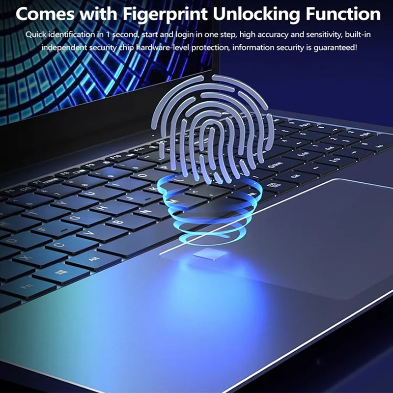 Intel 11th Gen N5095 Quad Core Laptop 15.6 Inch DDR4 16GB RAM Win 10 ...