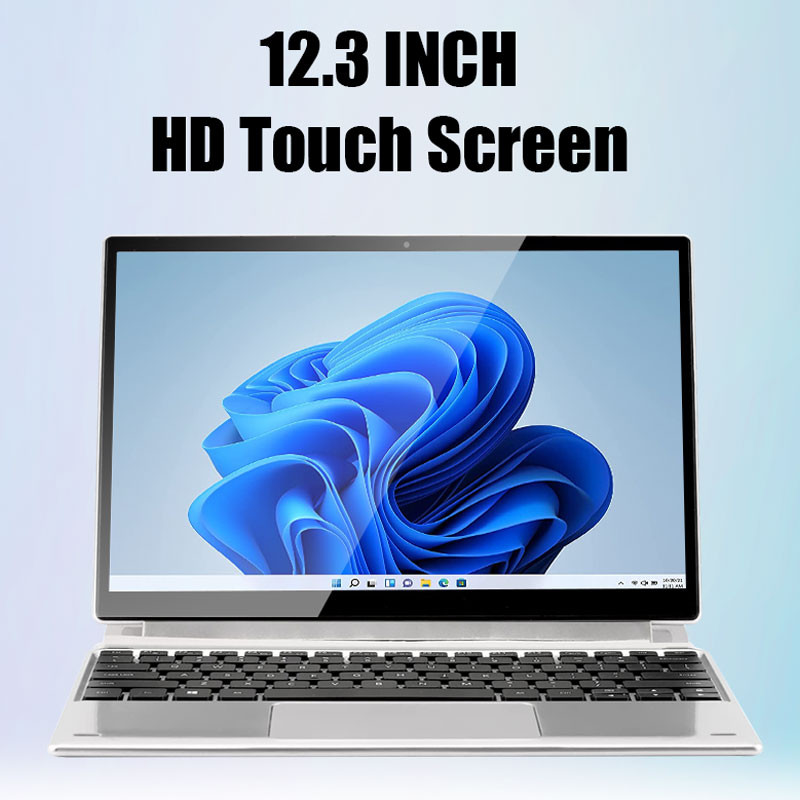2 In 1 Laptop 12.3 Inch 3K Touch Screen 12GB RAM 512GB SSD Intel J4125 ...