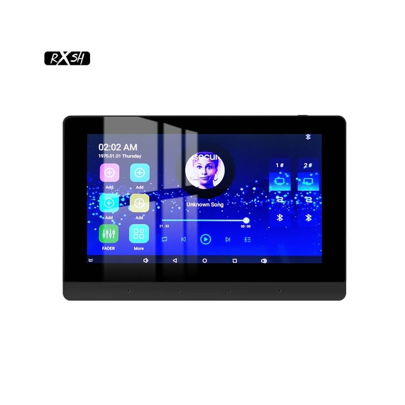 Smart Home Theater Bluetooth WIFI Wall Amplifier 7inch Touch Screen ...
