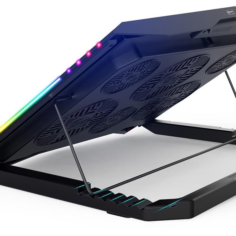 ICE COOREL Gaming RGB Laptop Cooler 12-18 inch Led Screen Laptop ...
