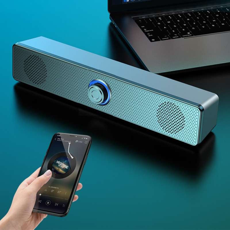 Computer Speaker Stereo Laptop Home Theater For Desktop Plug And Play ...