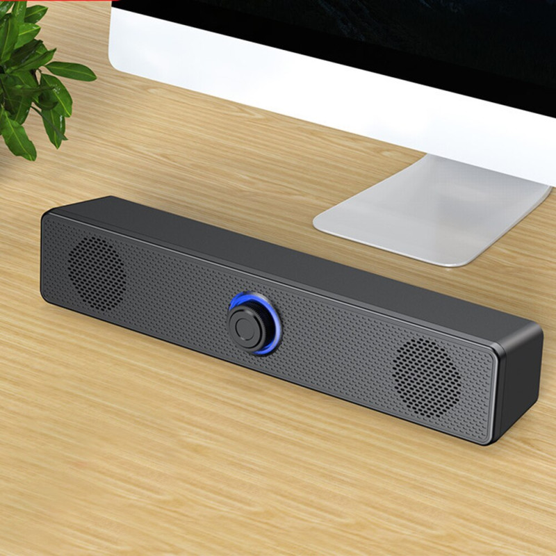 Computer Speaker Stereo Laptop Home Theater For Desktop Plug And Play ...