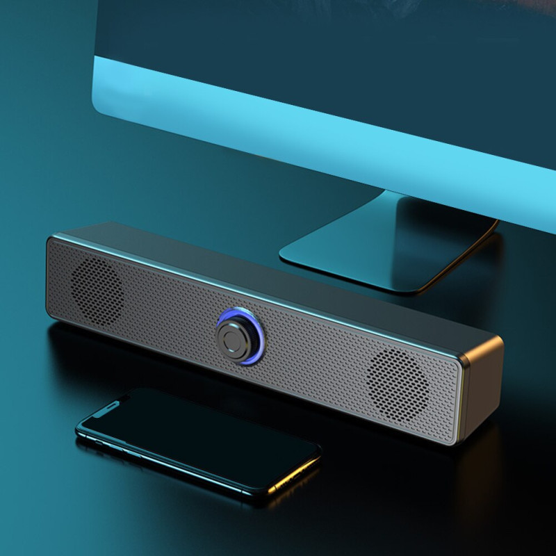 Computer Speaker Stereo Laptop Home Theater For Desktop Plug And Play ...