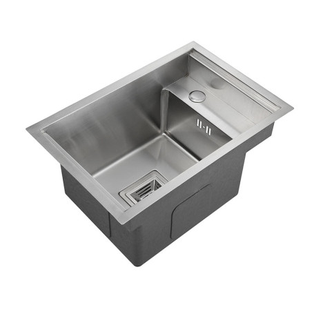 Hidden black Kitchen sink Single bowl Bar Small Size sink Stainless ...