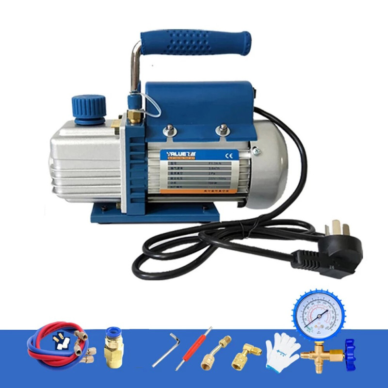 220V FY-1H-N Rotary Vane Single Stage Air Vacuum Pump 2PA Ultimate ...